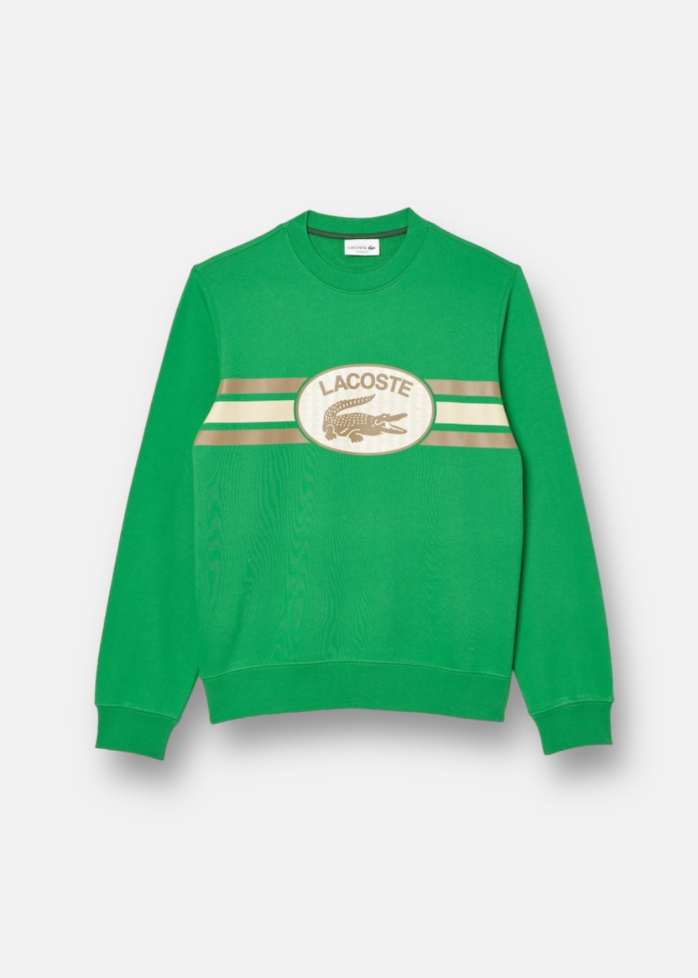 Sweatshirt loose fit imprime monogramme vert Purple Store